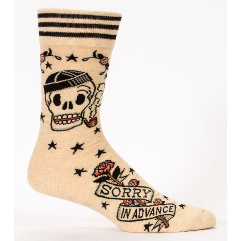 Sorry in Advance - Men's Crew Socks – The Red Dog Gift Shop NZ